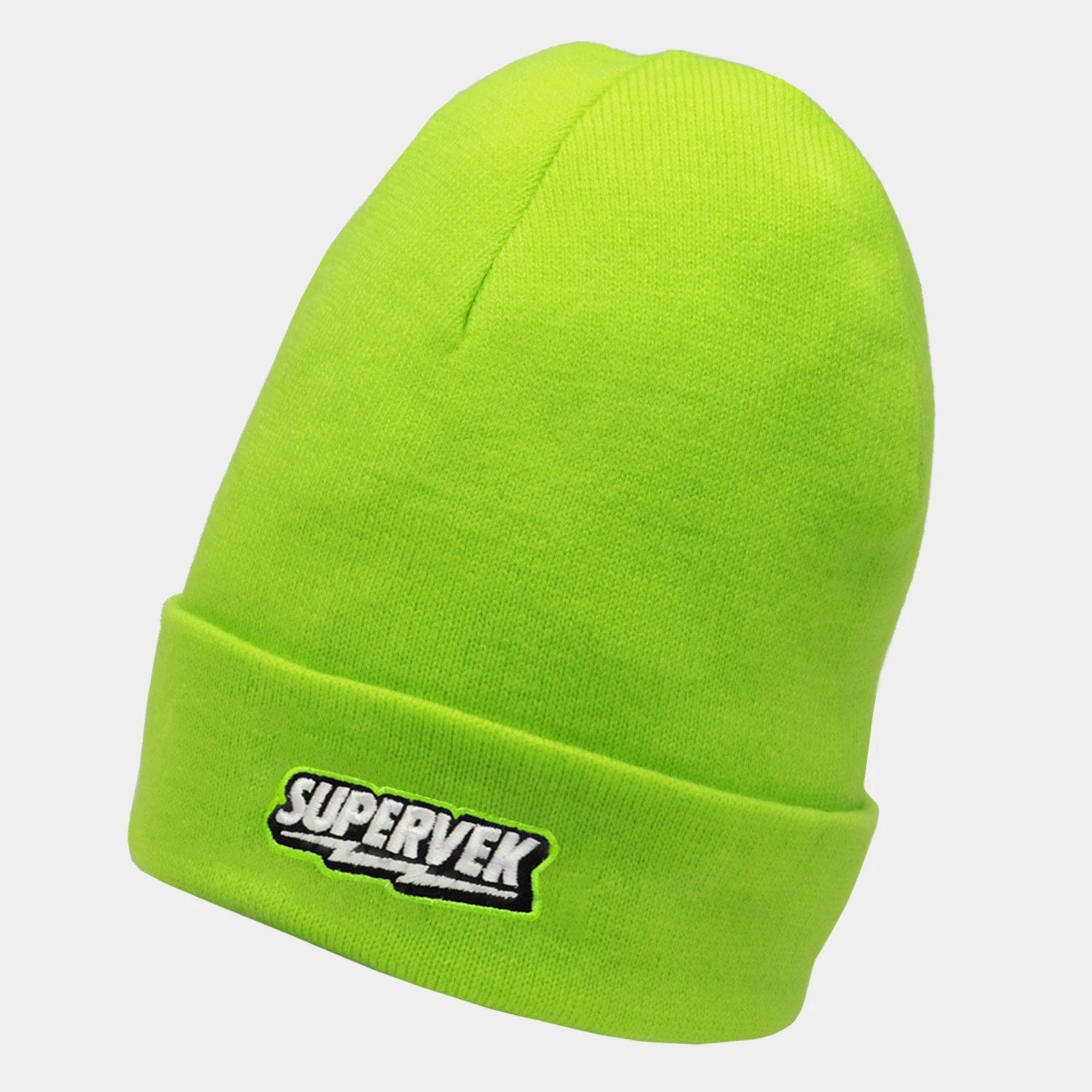 Supervek Classic Beanie Neon Green | Streetwear for Men and Women ...