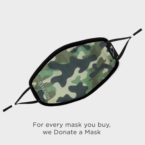 Commando Street Style Custom Face Mask - Camouflage Print