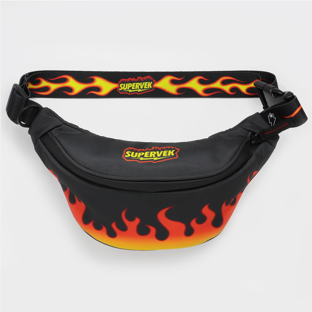 Black Slinger For Men & Women - Buy Expandable Flame Print Slinger