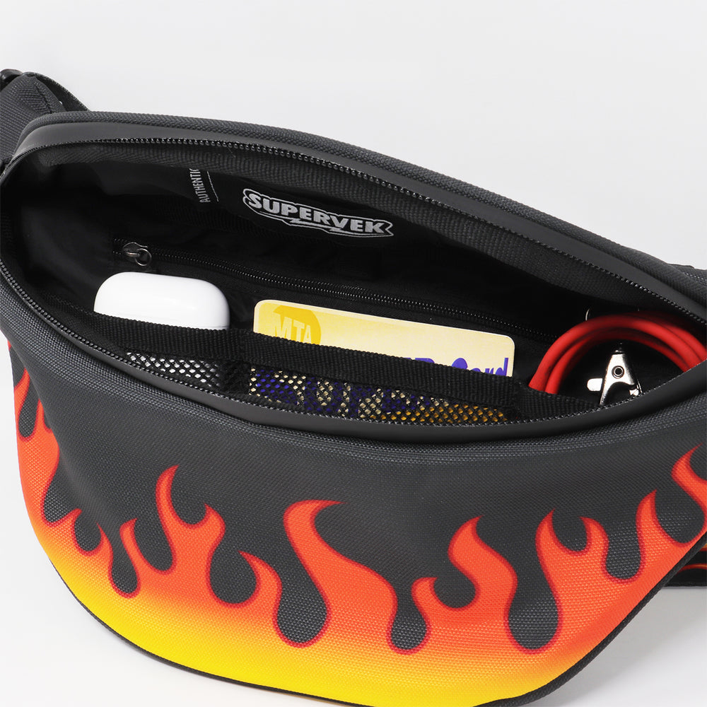 Black Slinger For Men & Women - Buy Expandable Flame Print Slinger